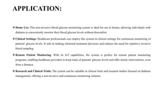 LASER BASED NON INVASIVE GLUCOSE MONITORING SYSTEM PPT Pptx