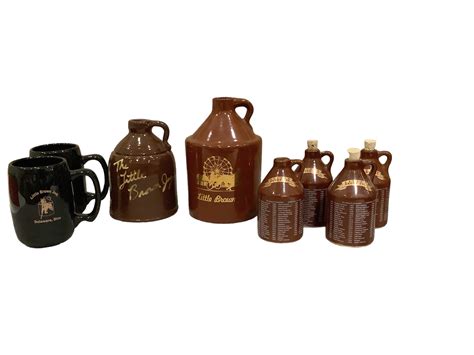 Lot Little Brown Jug Stoneware