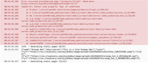 build error undefined props from getstaticprops · vercel next js · discussion 24480 · github