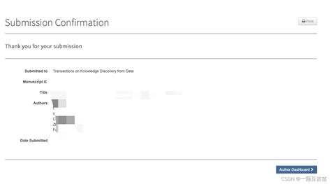 Transactions on Knowledge Discovery from DataTKDD投稿 CSDN博客