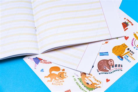 Зошити у косу лінію з жовтими полями 5 штук по 12 аркушів