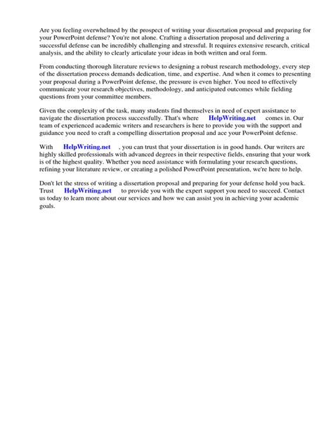 Dissertation Proposal Powerpoint Defense Pdf Thesis Microsoft Power Point