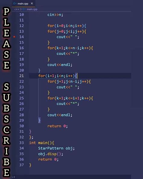 C Program To Print Pattern Programming Reels Shorts Code Coder