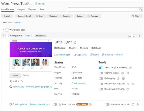 The Plesk WP Toolkit 5 0 Version Release Plesk