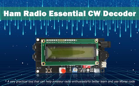 Amazon Com CW Decoder DC V MA LED Display Morse Code Reader Translator With Charging