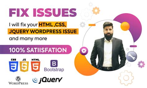 Fix Website Design Html Css Bootstrap Js Php Wordpress Issue By Abdulsamad Fiverr