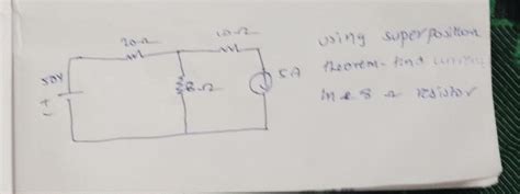 Using Superposition Theorem Find Current In 8 Resistor