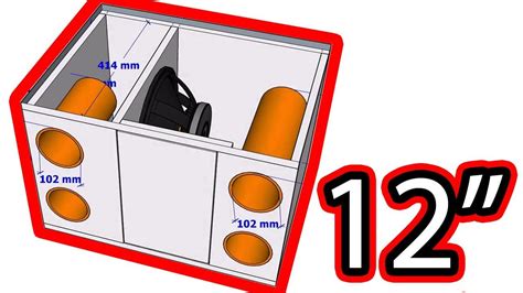 Plan 12 6th Order Bandpass Subwoofer Quadro Port Subwoofer Box