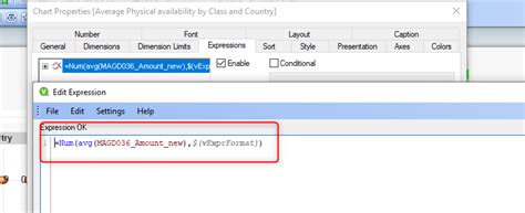 Conditional Chart Expression Formatting Based On V Qlik Community