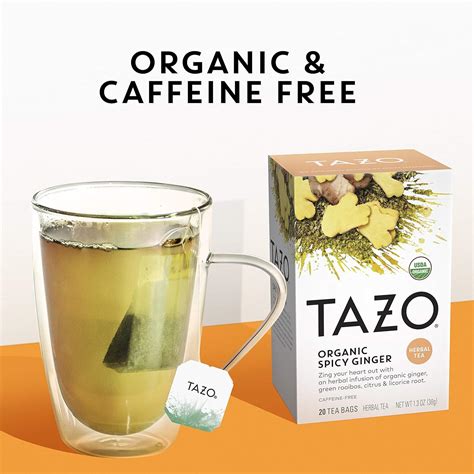 Tazo Organic Spicy Ginger Tea Martie