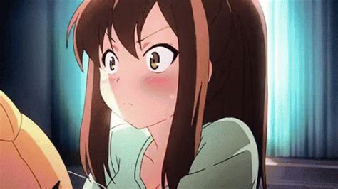 Anime Girl Blushing S Tenor