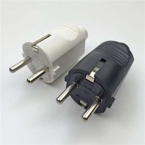 新款欧式装配式插头 欧洲电源插头 可拆式插头 德国 德式插头 阿里巴巴