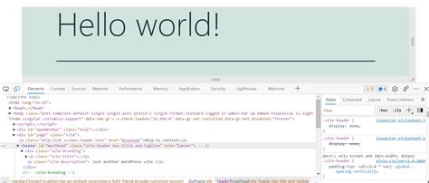 how to hide header in wordpress