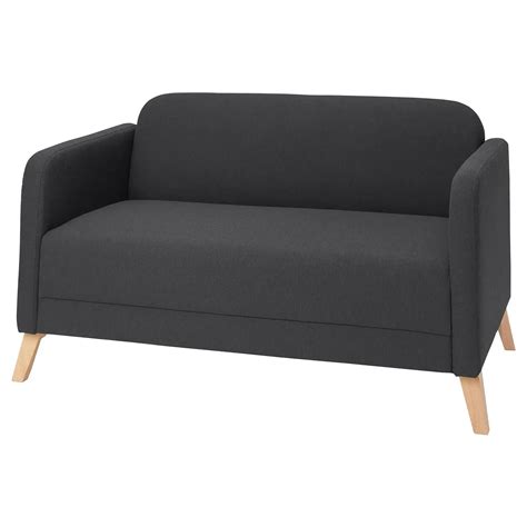 ЛИНАНЕС 2-местный диван, Vissle темно-серый ИКЕА, IKEA - купить по ...
