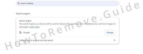 How To Remove Searchg Engine From Your Browser