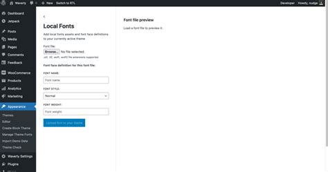How To Change Your Theme S Font Block Theme Version Nudge Themes