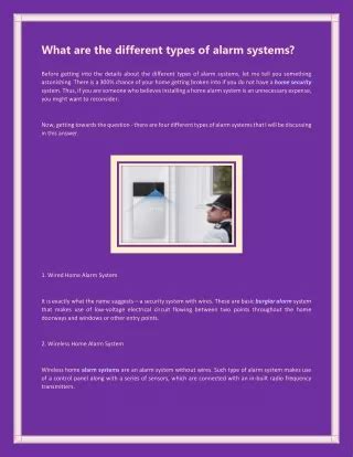 PPT The Different Types Of Fire Alarm Systems PowerPoint Presentation ID