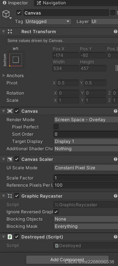 Unity关于文本显示与隐藏，报空错误的解决（避坑）unity Text 隐藏 Csdn博客