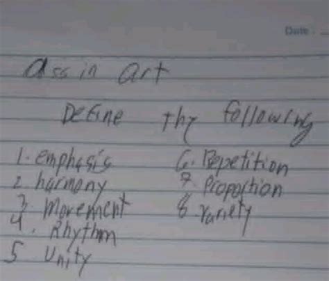 But Ascin Art Define Thy Following 1 Emphasis StudyX