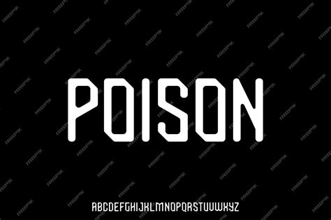 Premium Vector Unique Decorative Display Font Vector