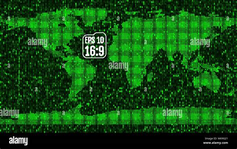 World Map Binary Code Numbers Hi Res Stock Photography And Images Alamy