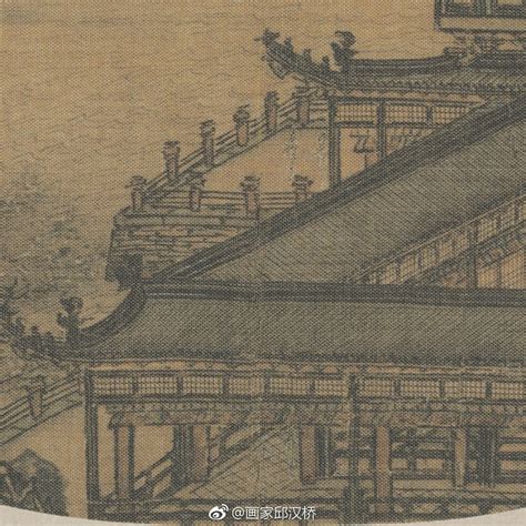 宋 李嵩 月夜看潮图