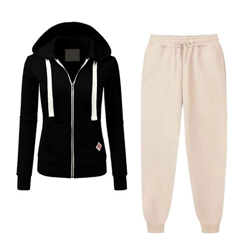 Noecare Womens 2 Piece Outfits Fall Sweatsuits Zip Up Jacket And