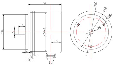 Rs485 Output Multi Turn Absolute Encoder Cax60 Series Calt Sensor
