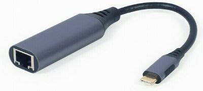 Cablexpert A-USB3C-LAN-01 USB-C Αντάπτορας Δικτύου για Ενσύρματη ...