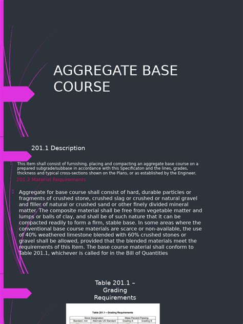 Aggregate Base Course Pdf Gravel Construction Aggregate