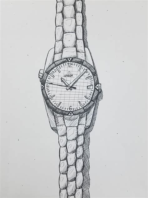Wrist Watch Drawing At PaintingValley Com Explore Collection Of Wrist Watch Drawing