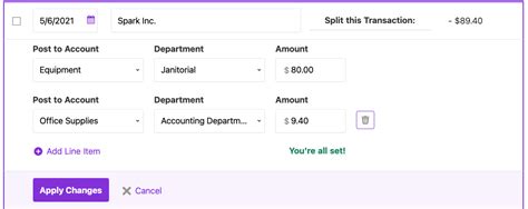 Split Imported Bank Transactions Patriot Software