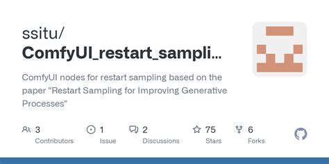 ComfyUI Restart Sampling Restart Sampling Py At Main Ssitu ComfyUI