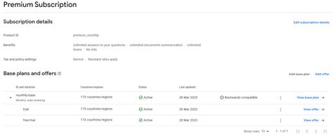 Flutter How To Use Developer Determined Free Trial For In App Purchases In Play Store Stack