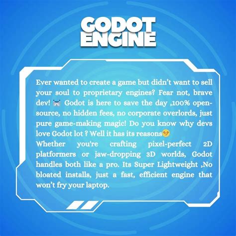 Godotengine Gamedev Opensource 2d 3d Lightweight Nohiddenfees Foss Club Lbsitw