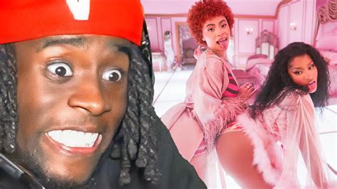 Kai Cenat Reacts To Ice Spice And Nicki Minaj Princess Diana Official
