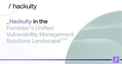 Forrester Vulnerabilitymanagement Hackuity Hackuity