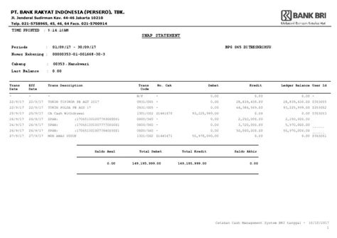 2 Cara Mengajukan Dan Mendapatkan Bank Statement Bri Dengan Mudah