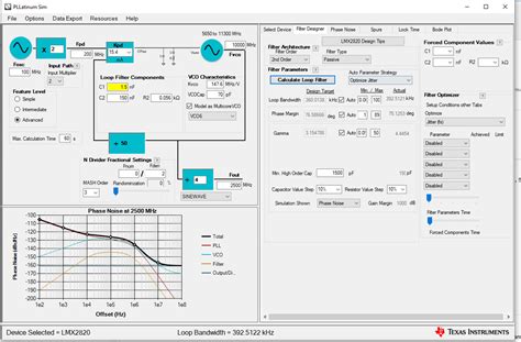 LMX Loop Filter Calculation For LMX Clock Timing Forum Clock Timing TI E E