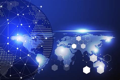 Download Blue Technology Circle And Computer Science Abstract Background With Blue And White