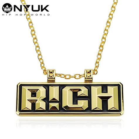 90cm Gold Chain Rich Necklace Men Rap Hip Hop Jewelry Colar Hyperbole Big Pendant Necklaces 2018