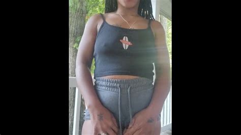 Ebony Whore Outside Tryin To Hold My Pee But I Cant So I Beg You To Please Let Me Pee As I Pee