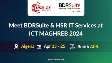 Bdrsuite By Vembu To Showcase Cost Effective Backup Solutions In Partnership With Hsr It