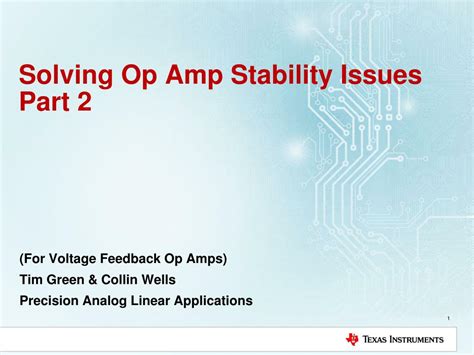 PPT Solving Op Stability Issues Part PowerPoint Presentation Free Download ID