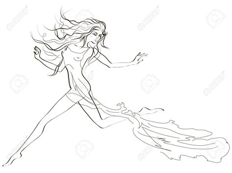 Running Woman Drawing At GetDrawings Free Download