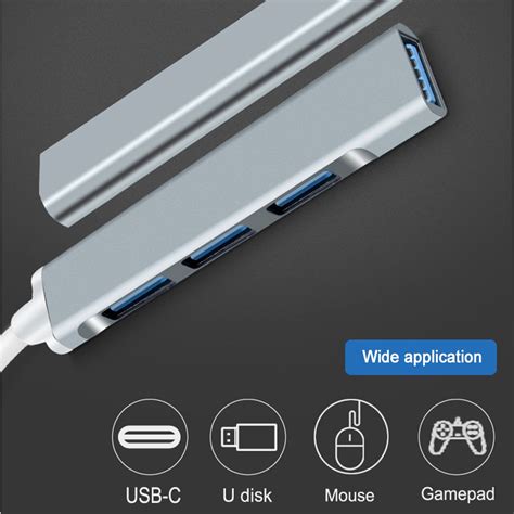 USB C Hub 4 Port 3 0 Type C USB Multi Port Hub Ido Lk