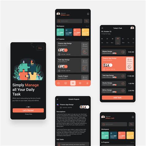 Task Management App On Behance