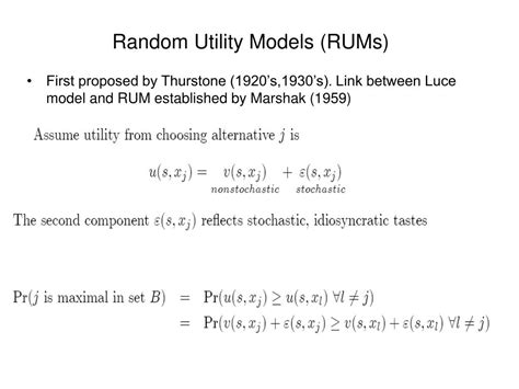 Ppt Classical Discrete Choice Theory Powerpoint Presentation Free