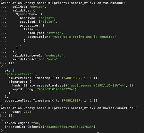 mongodb schema validation a practical guide with examples datacamp