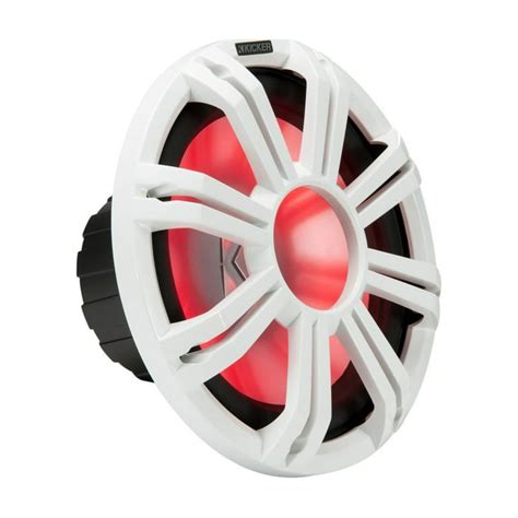 Kicker Marine Audio System Kicker 12 Inch Led Marine Subwoofer And 600w